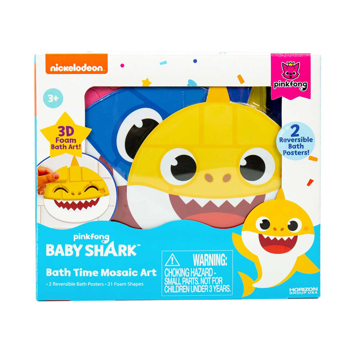 Baby Shark Bath Time Mosaic Art