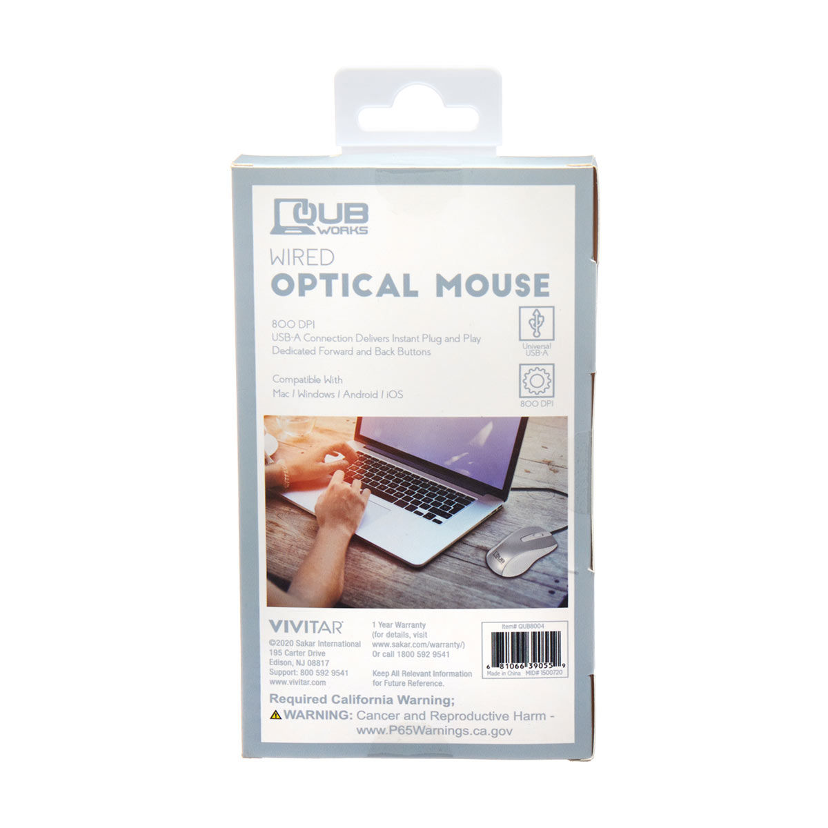 Vivitar Wired Optical Mouse