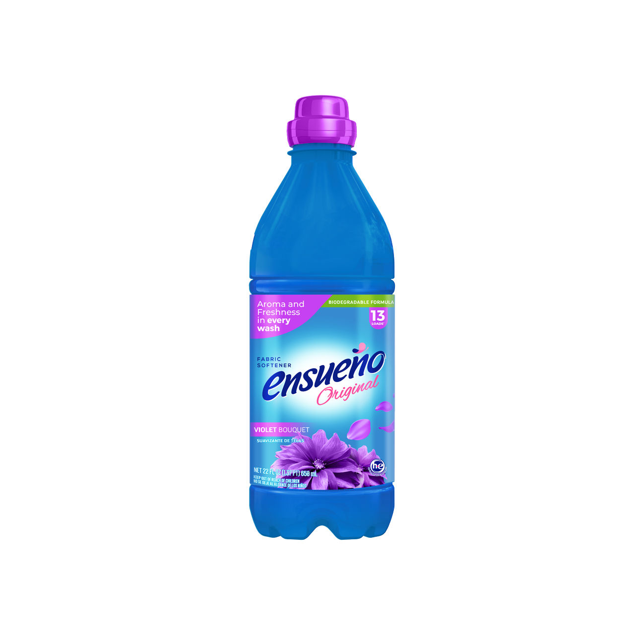 Ensueño® Original Liquid Fabric Softener, Violet Bouquet, 22 fl. oz.