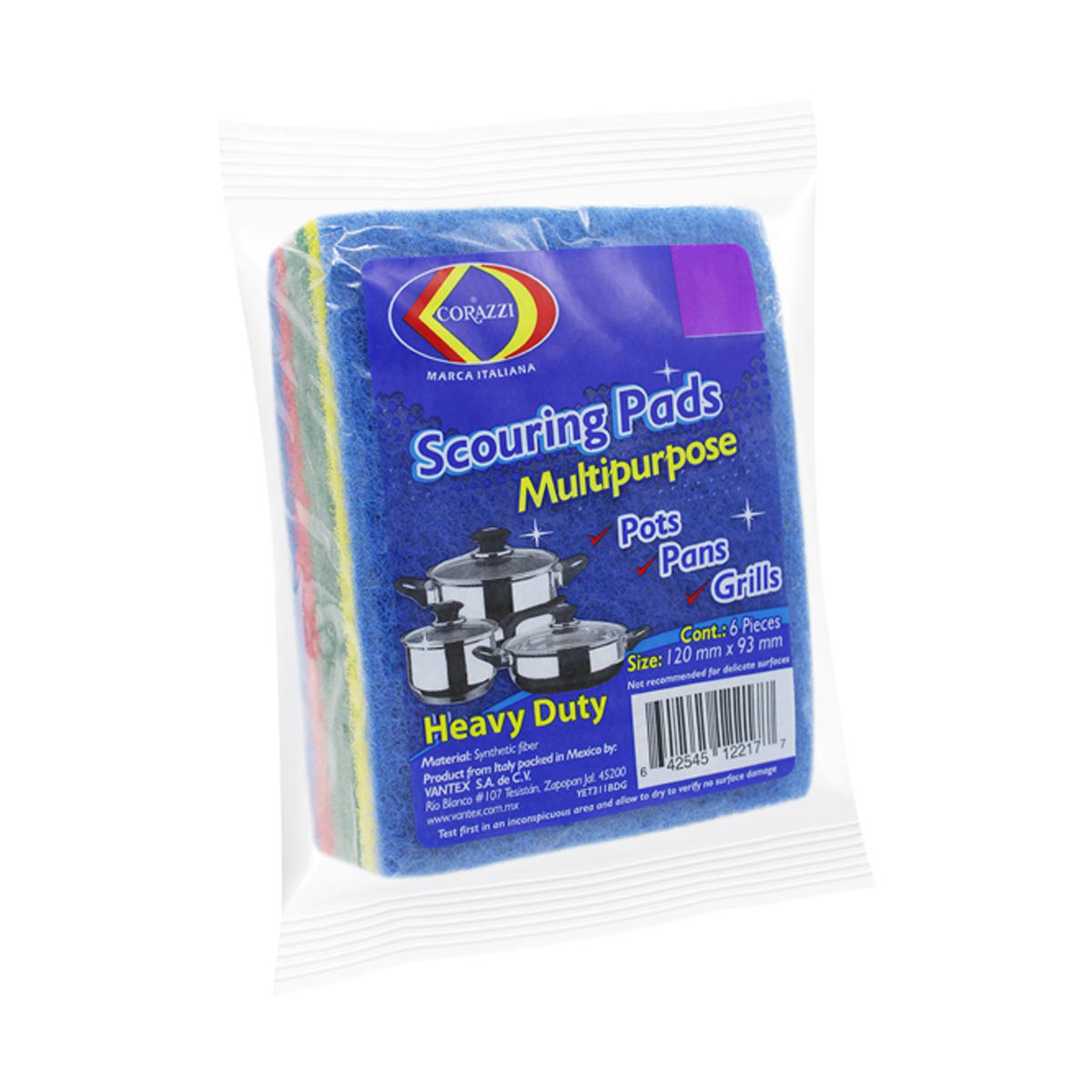 PS SCOURING PADS 6PK