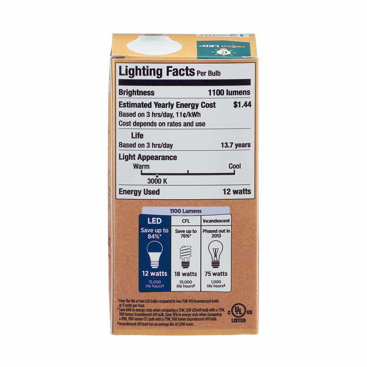 Popshelf ReEco Watt A19 LED Bulb | Hamilton Place