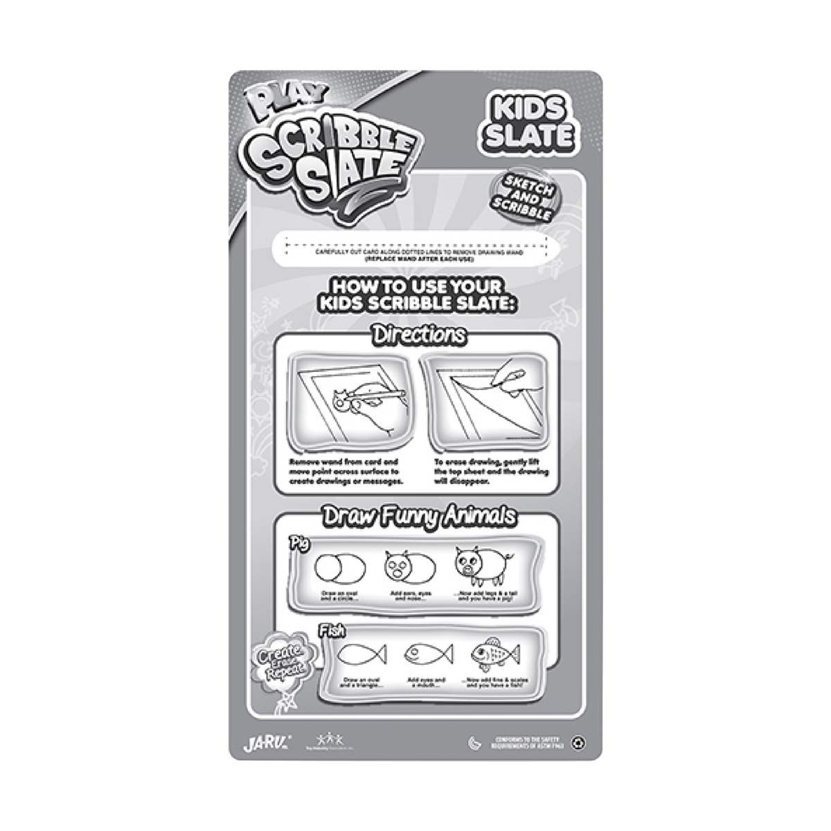 Neon Scribble Slate Magic Board