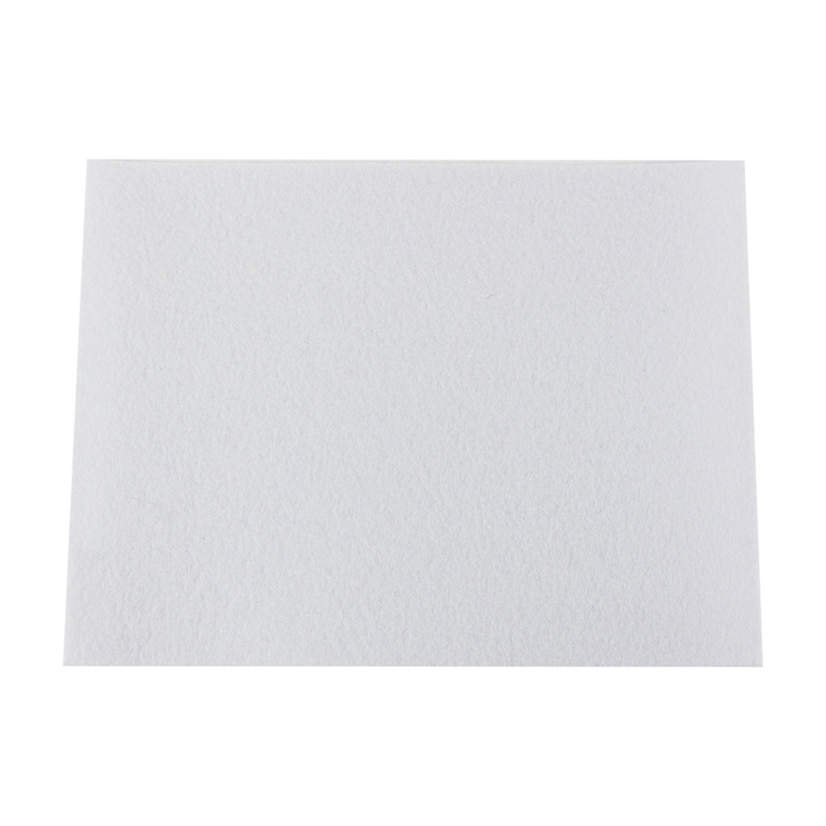 Make Shoppe Felt Sheet, 12 x 9 Inch, White