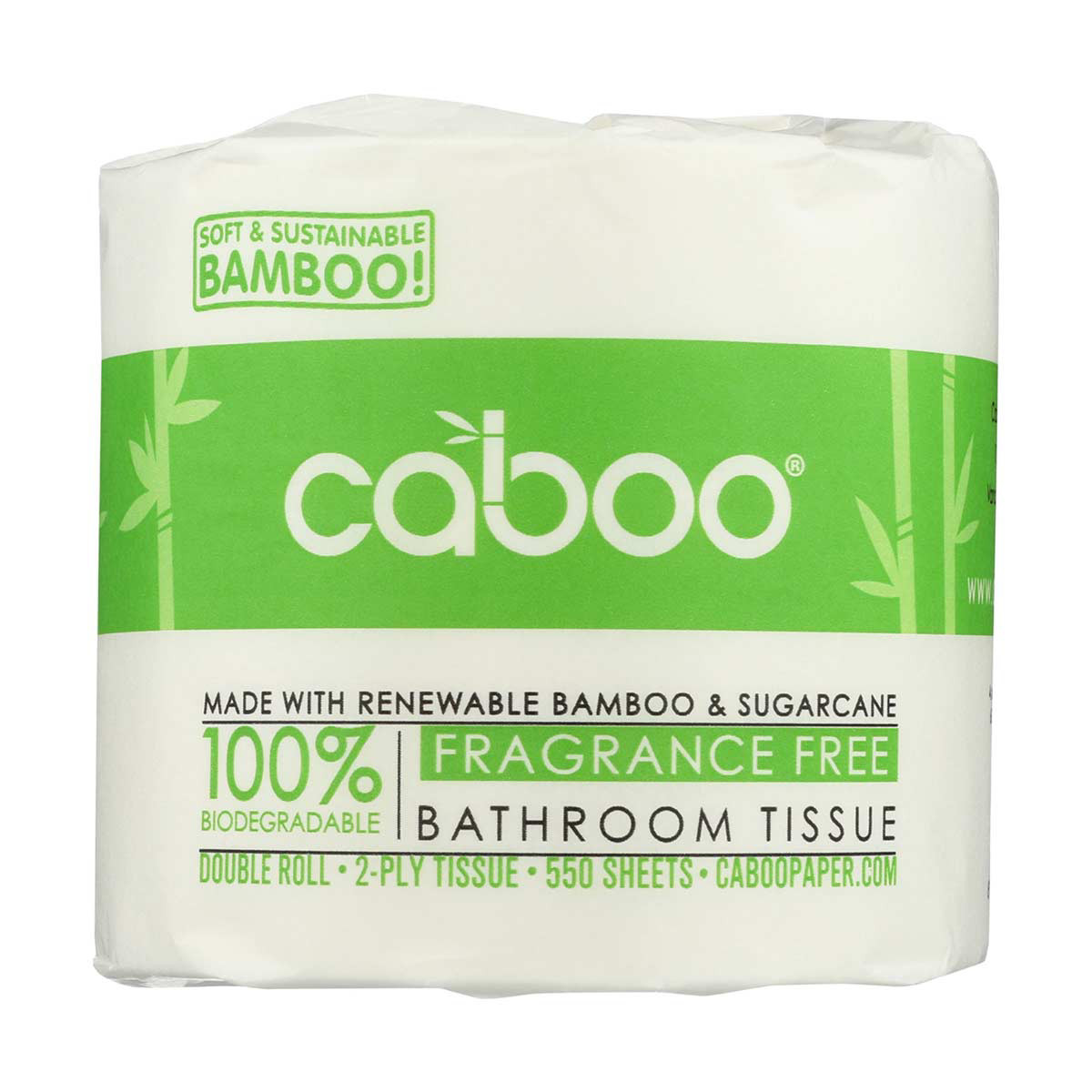 Caboo Super-Soft Bamboo Bath Tissue, Single Roll