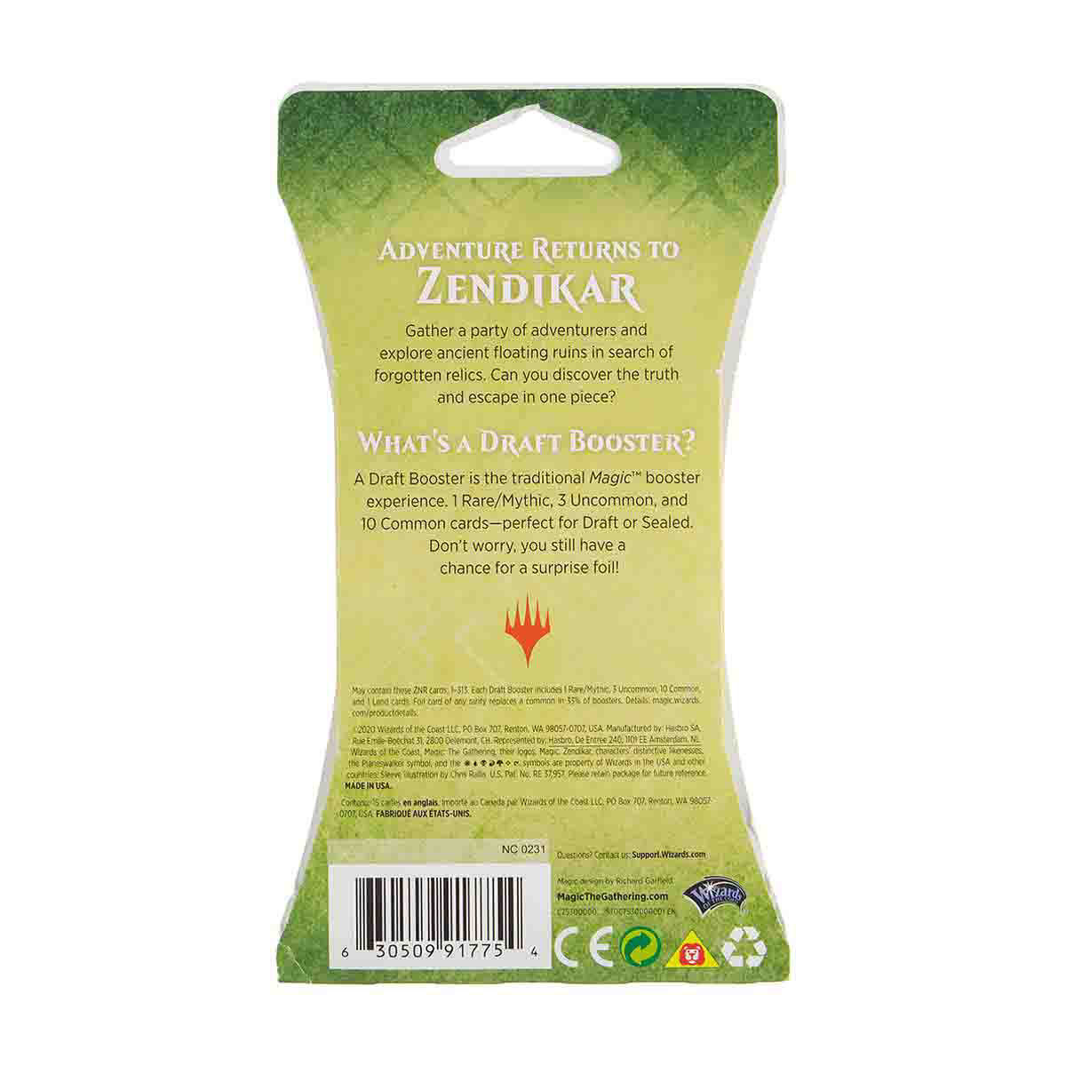 Magic The Gathering Card Booster Pack, 15 Cards, Assorted