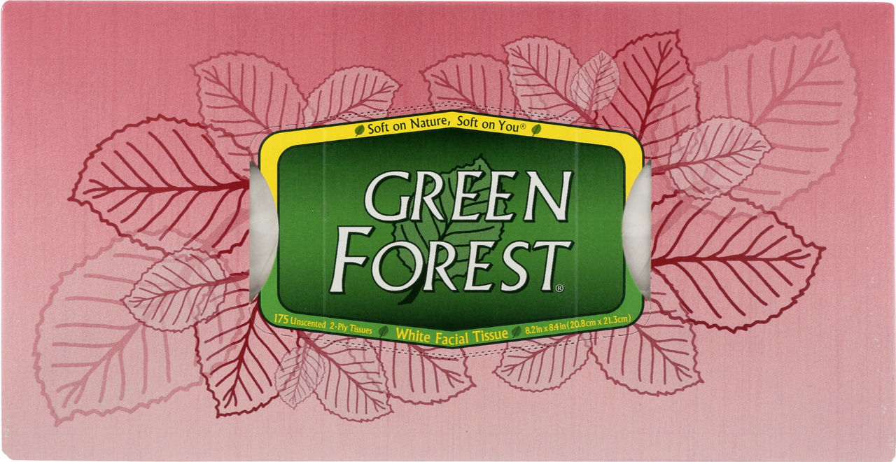 Green Forest Recycled Facial Tissue