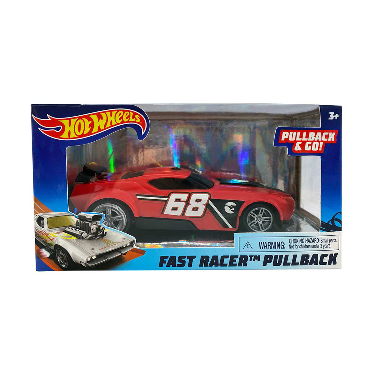 Hot Wheels Pull Back Racer Car