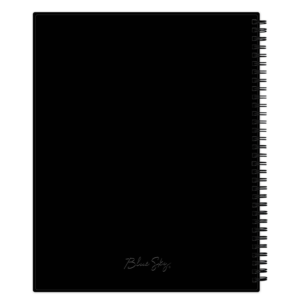 Blue Sky Professional Notebook, 8.5x11, Black, 160 Pages