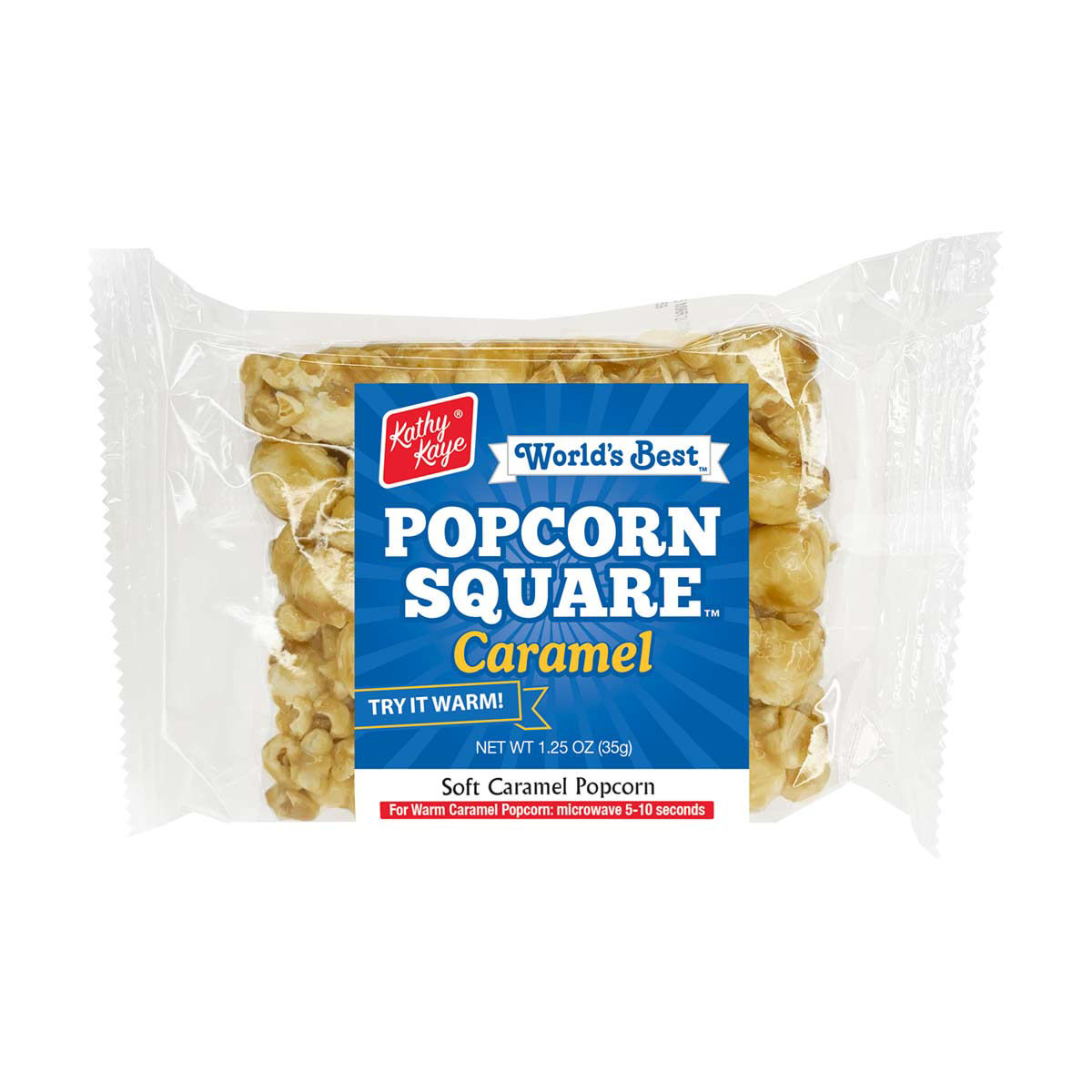 Kathy Kaye Caramel Popcorn Square