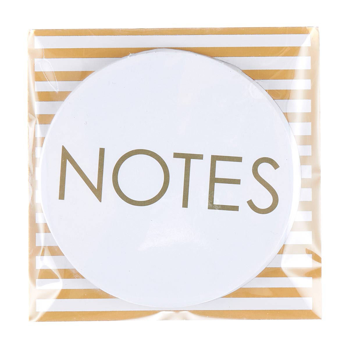 Round Stacked Notepad, 4 in.