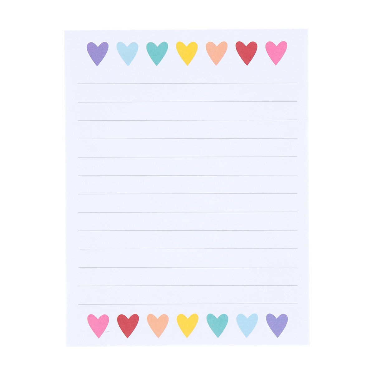 Lined Paper Memo Pad