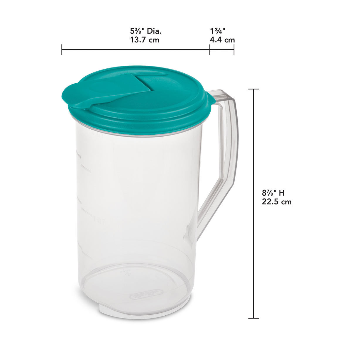 Sterilite 2 Qt. Round Pitcher