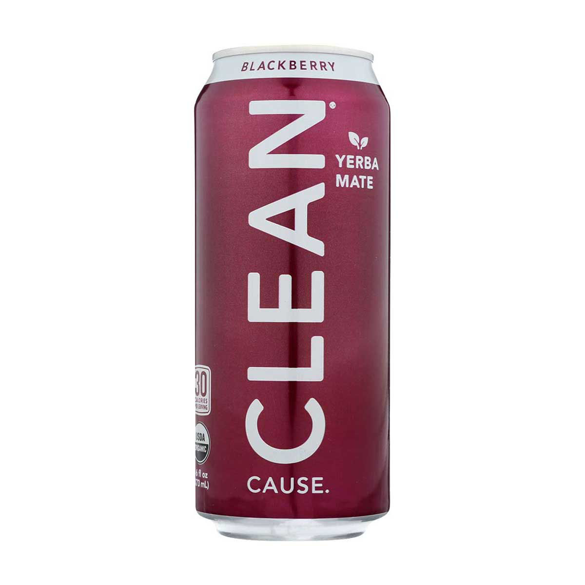 Clean Cause Sparkling Yerba Mate Blackberry, 16 fl. oz.