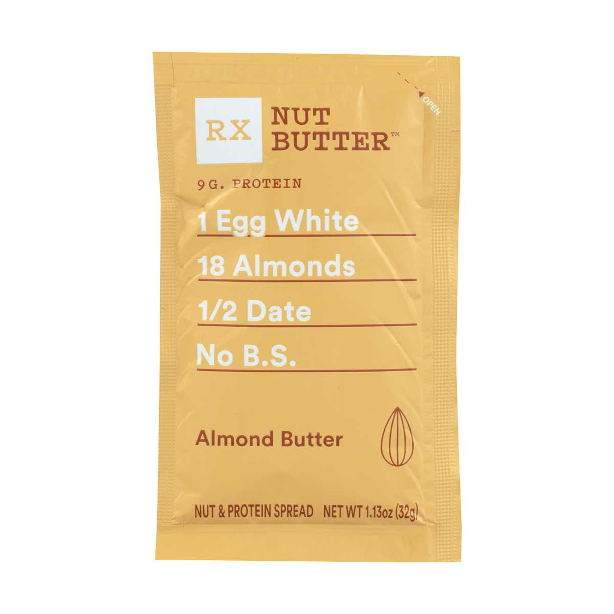 RX Nut Butter Almond Butter Spread, 1.13 oz.