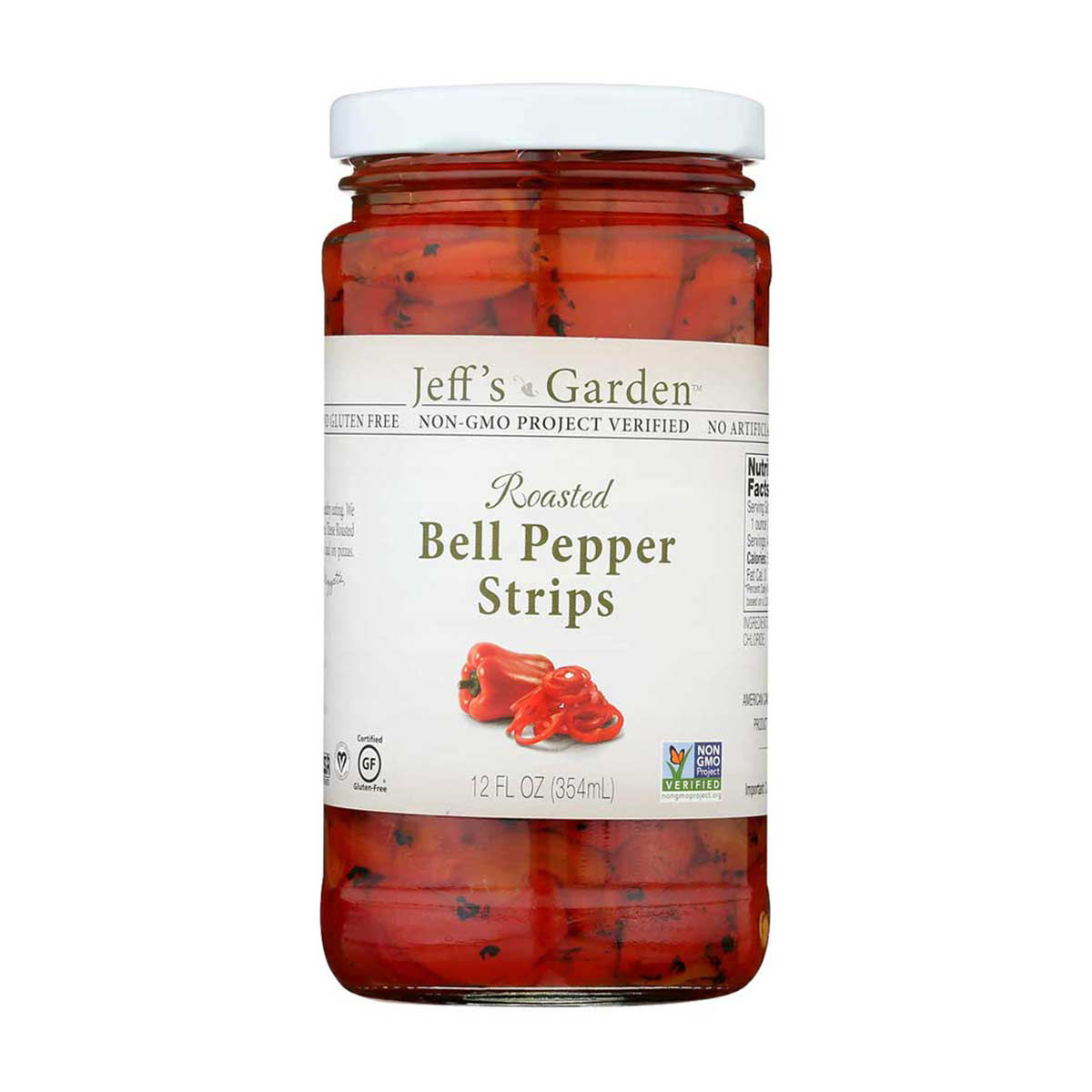 Jeff's Naturals Mezzetta Pepper Roasted Bell Strips, 12 fl. oz.
