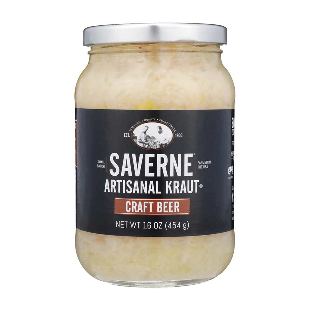Saverne Organic Craft Beer Artisanal Kraut, 16 oz.
