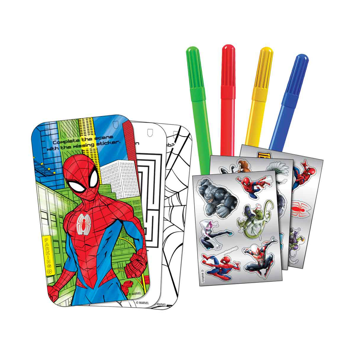 Marvel Avengers Color N' Sticker Activities Set