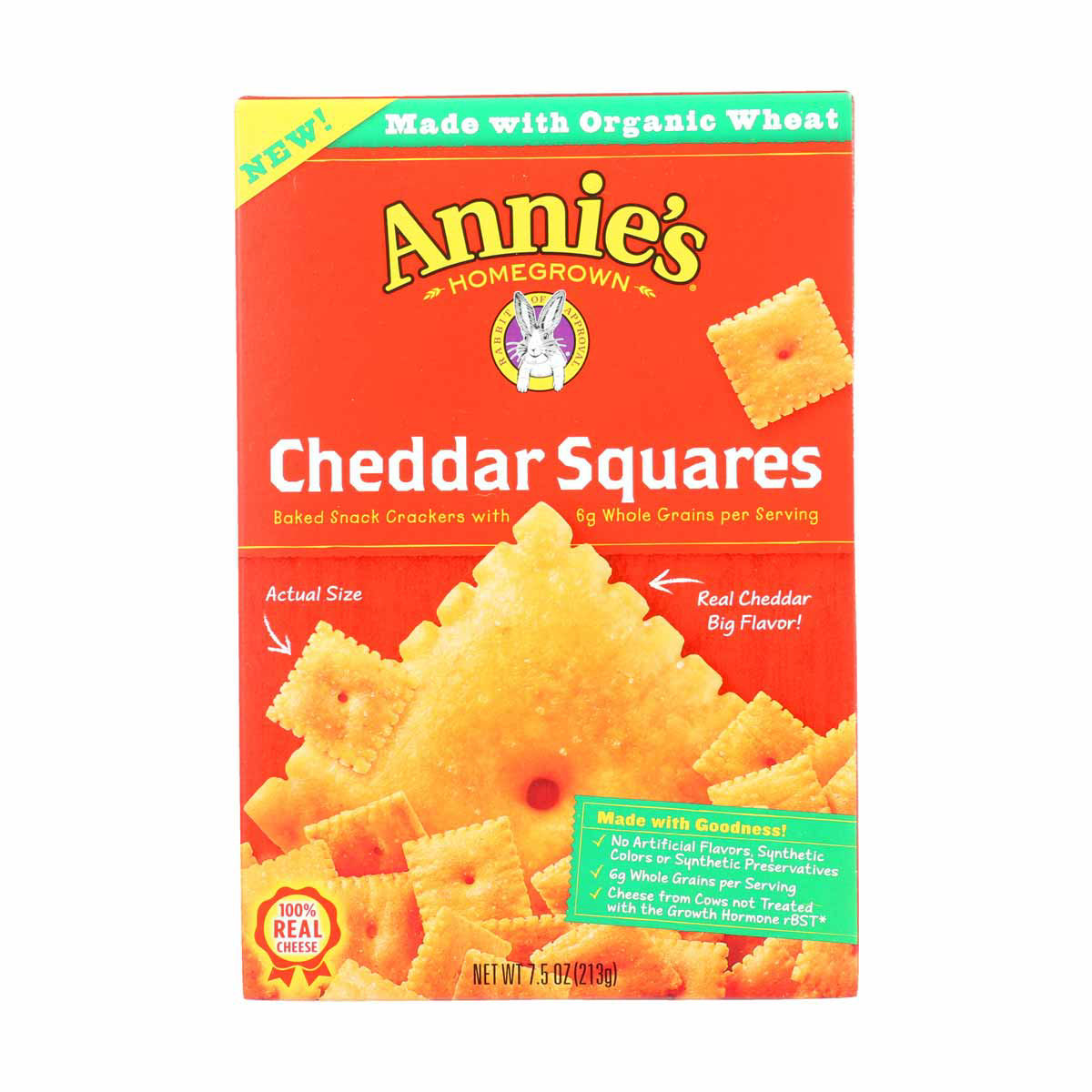 Annie's Homegrown Baked Cheddar Squares, 7.5 oz.