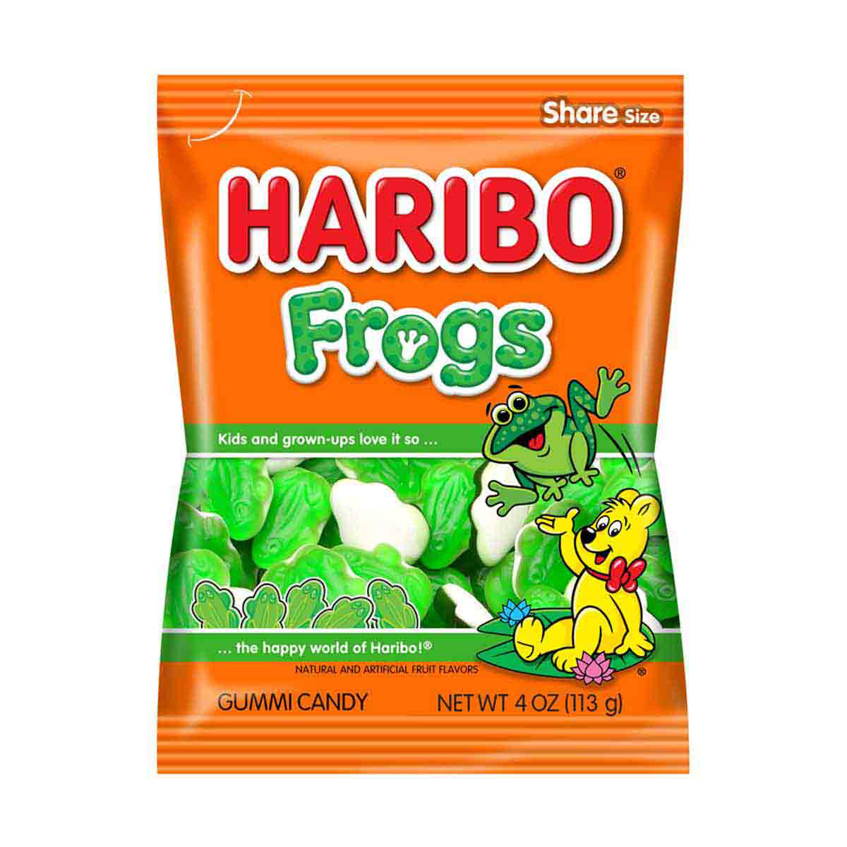 Haribo Frogs Gummy Candy, 4 oz.