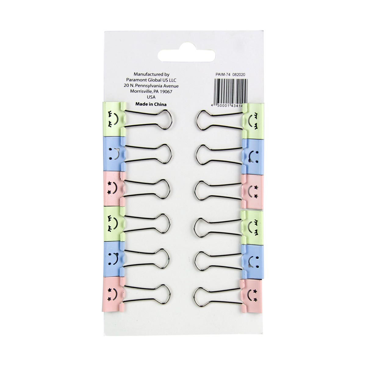 Make Shoppe Paper Clip Smile, 12 Count
