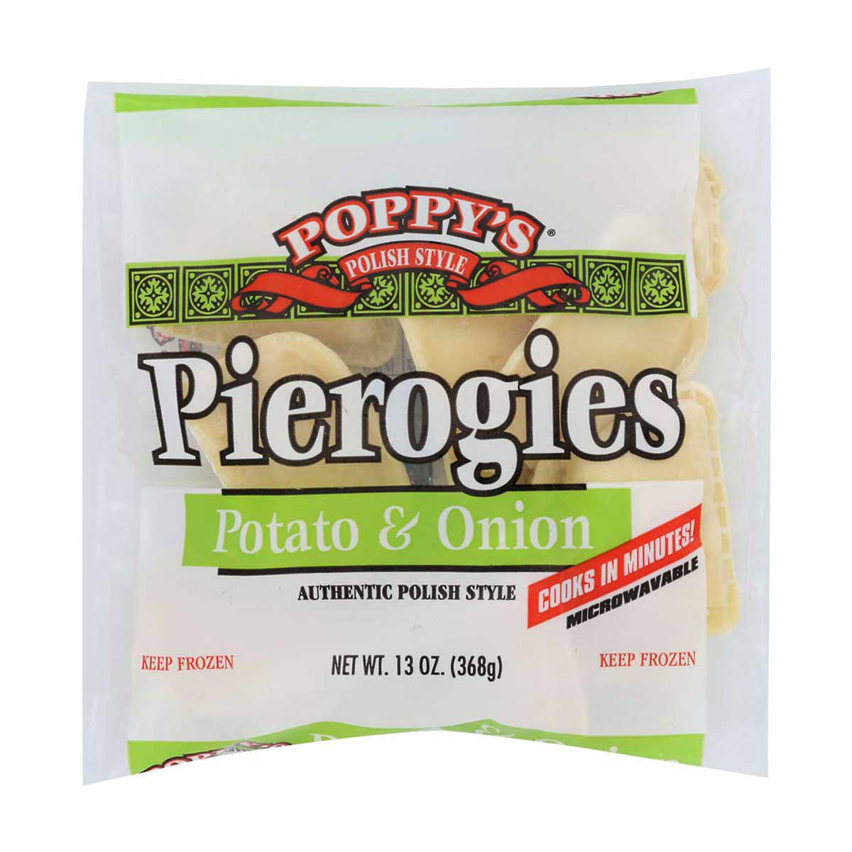 Poppy's Polish Style Potato & Onion Pierogies, 13 oz.