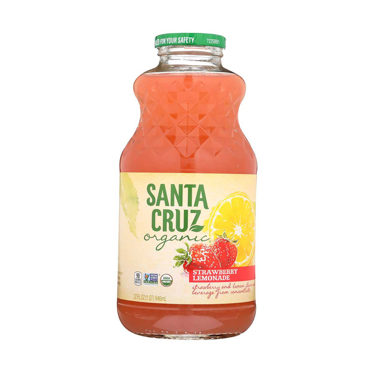 Santa Cruz Organic Strawberry Lemonade, 32 fl. oz.