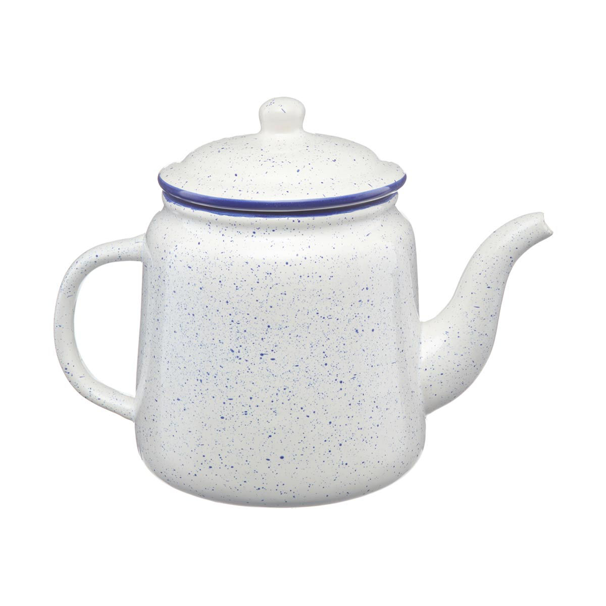 Blue Speckled Teapot, 9 in.