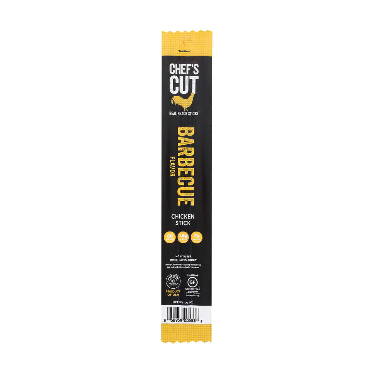 Chefs Cut Chef's Cut Barbecue Chicken Jerky Snack Stick, 1 oz. at ...