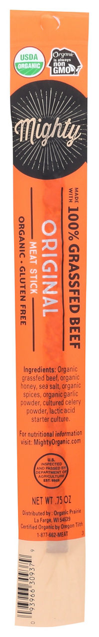 Mighty Organic Original Grass-Fed Beef Meat Stick, 0.75 oz.
