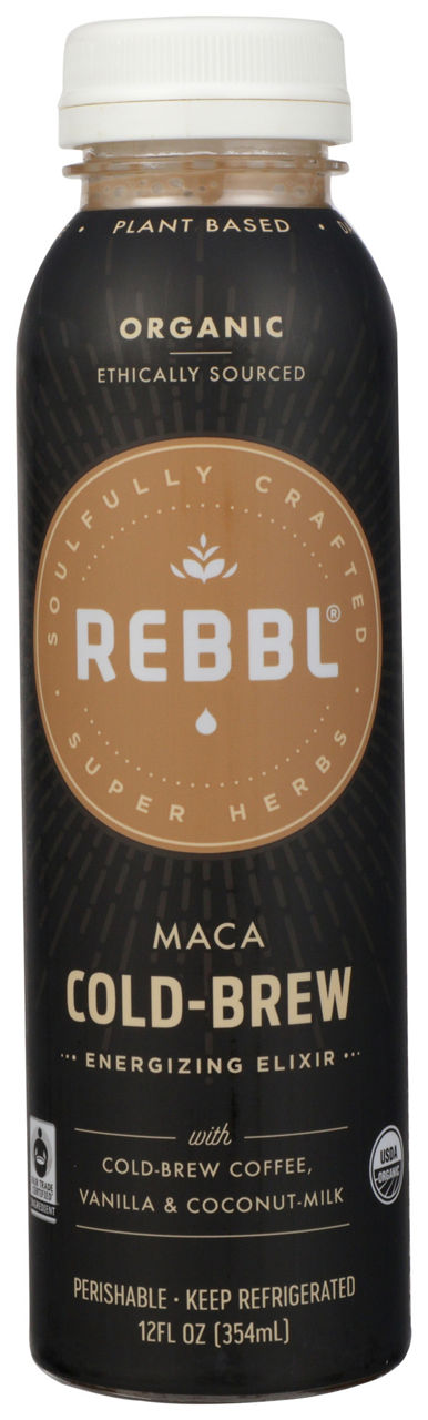 Rebbl Elixir Organic Maca Cold Brew Coffee, 12 fl. oz.