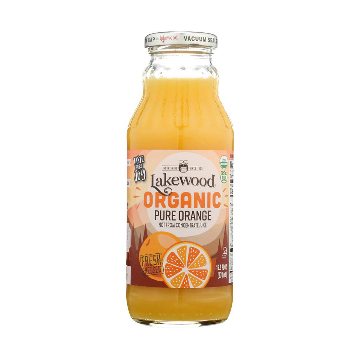 Lakewood Organic Pure Orange Juice, 12.5 fl. oz.