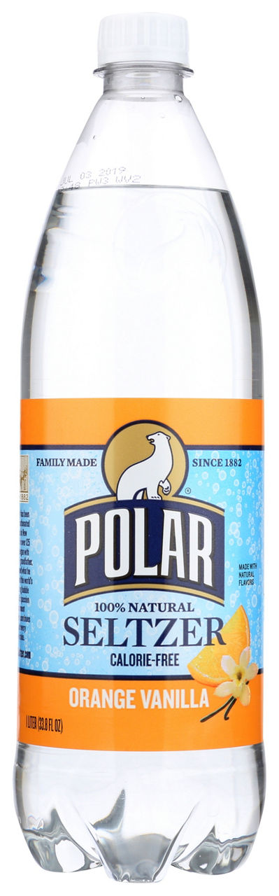 Polar Orange Vanilla Seltzer Water, 33.8 fl. oz.