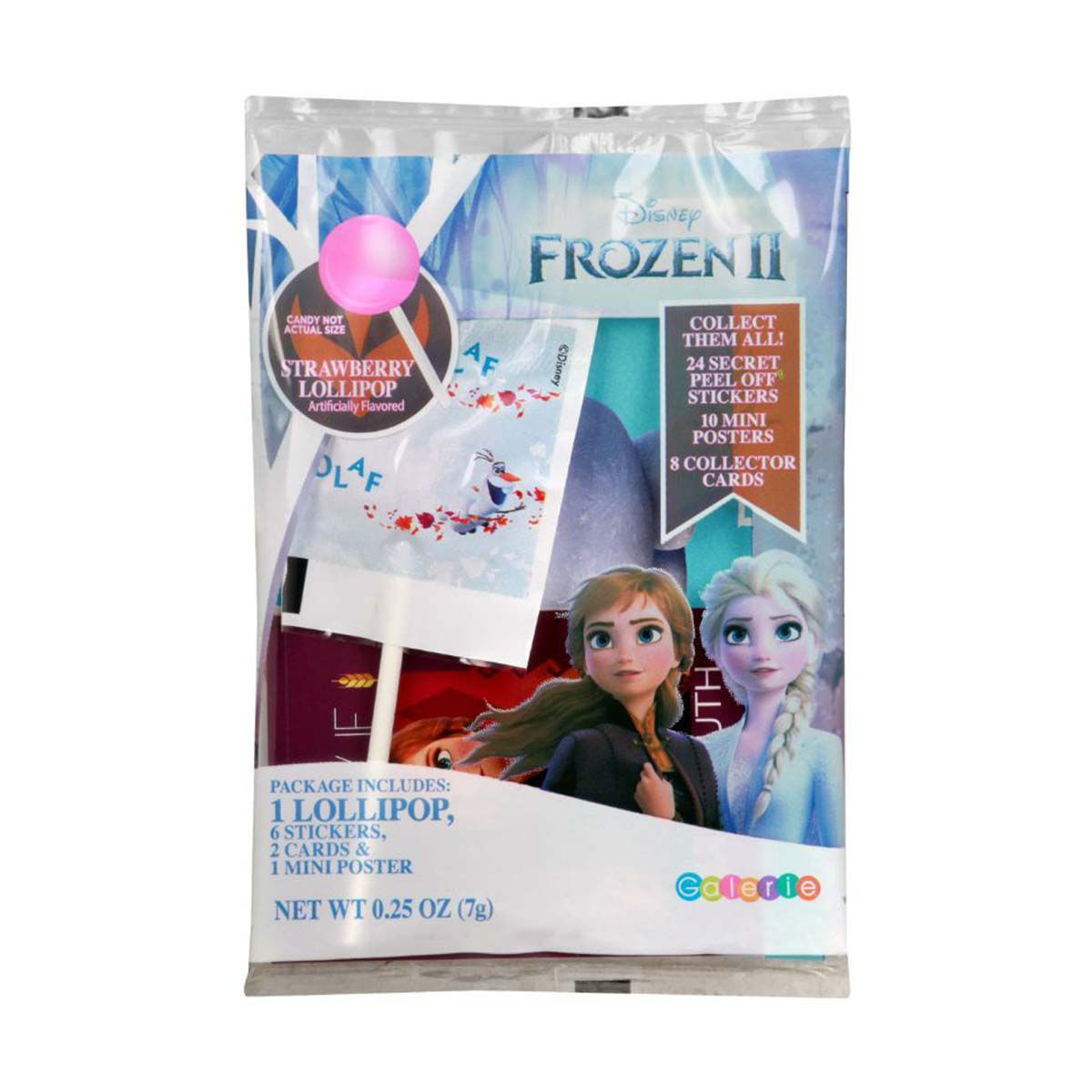 Galerie Disney Frozen 2 Collectible Candy and Poster Set with Lollipop ...