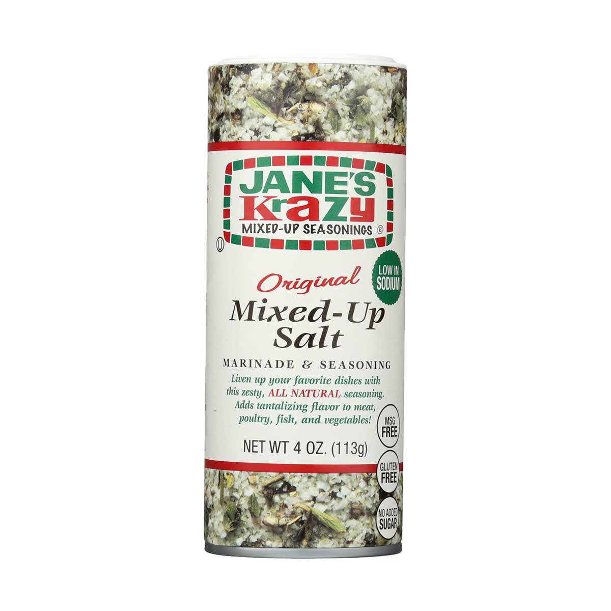 Jane's Krazy Original Mixed Up Salt, 4 oz.