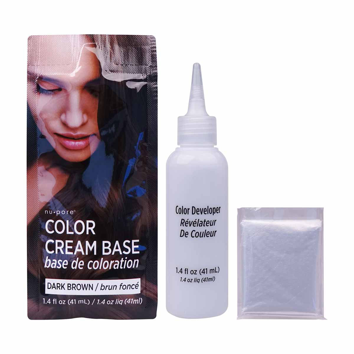 Nu-Pore Hair Color, Dark Brown