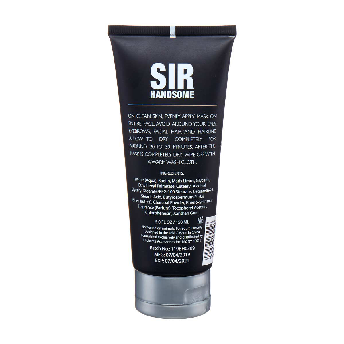 Sir Handsome Cleansing Charcoal Detox Facial Mask for Men, 5 fl. oz.