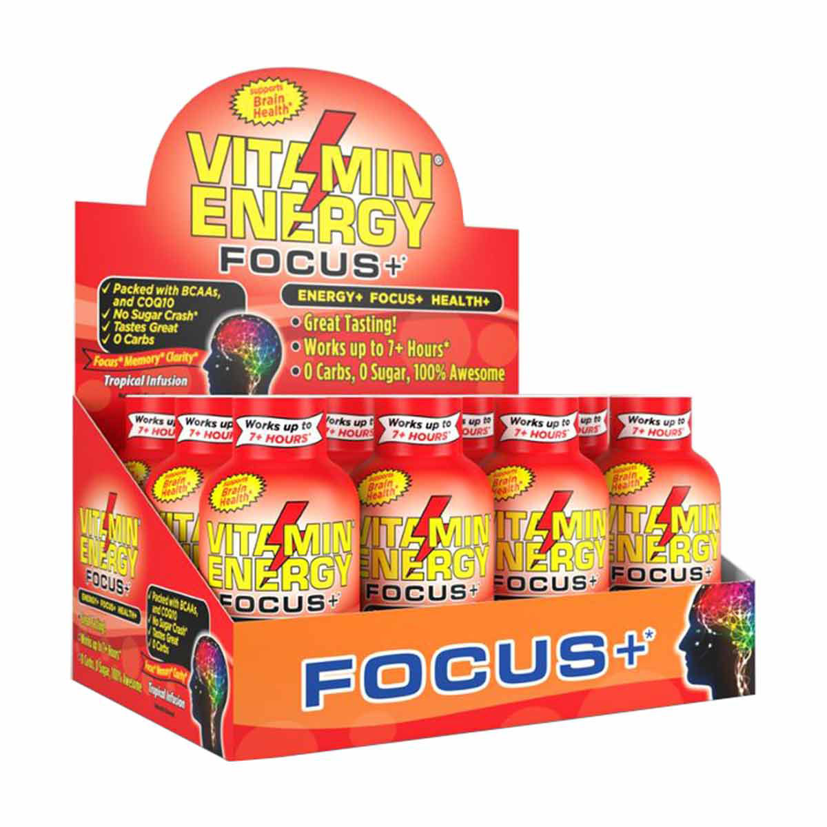 VitaminEnergy Focus+ Tropical Infusion, 2 oz.