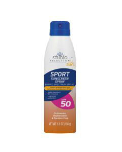 Studio Selection Sport Sunscreen Spray SPF 50, 5.5 oz