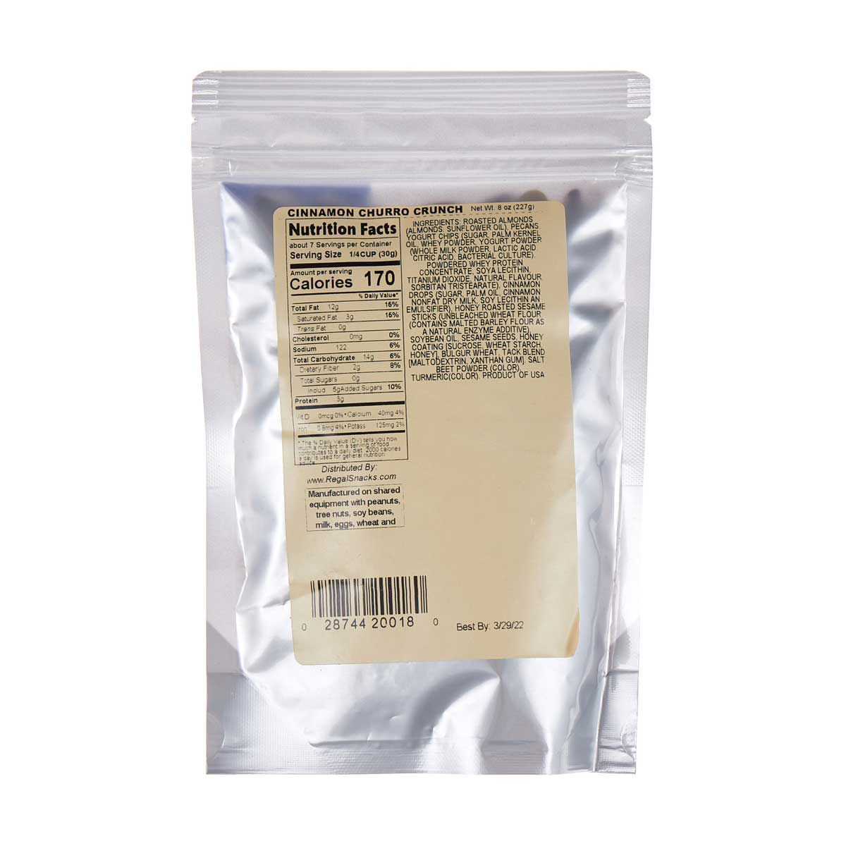 Regal Cinnamon Churro Crunch Trail Mix, 8 oz.