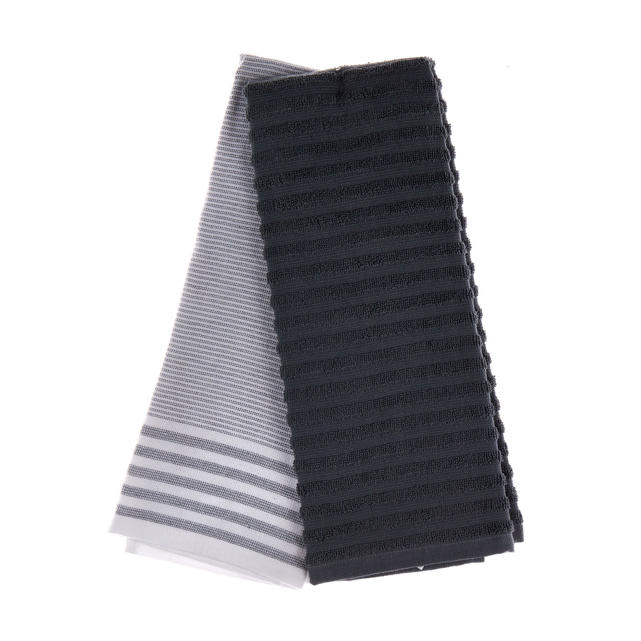 Mabelle Gray Kitchen Towels, Set of 2