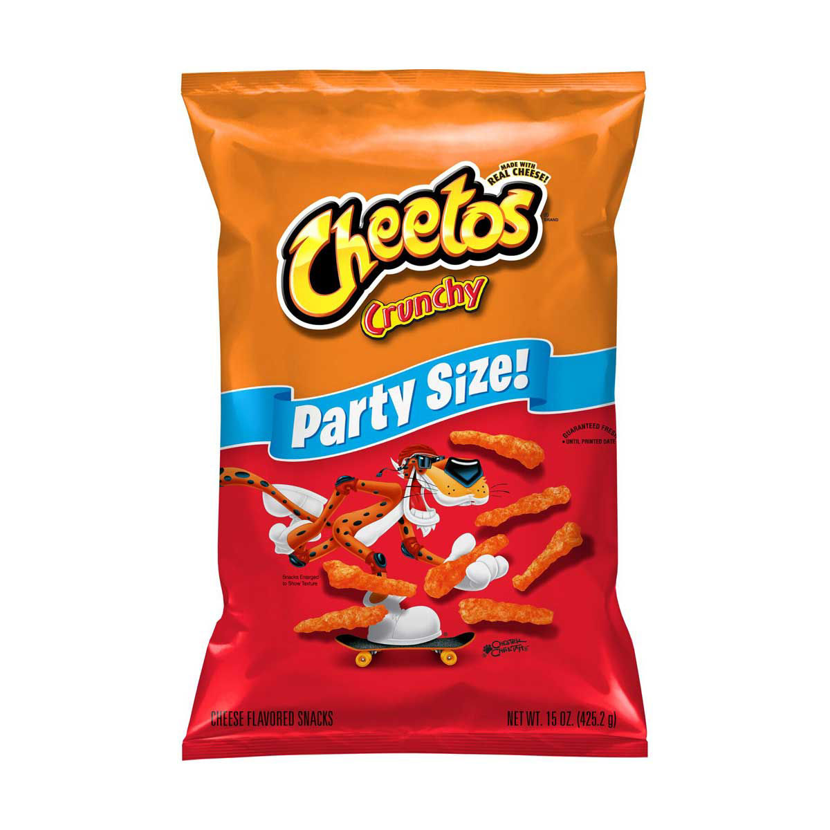 Cheetos Crunchy Cheese Snacks Party Size, 15 oz