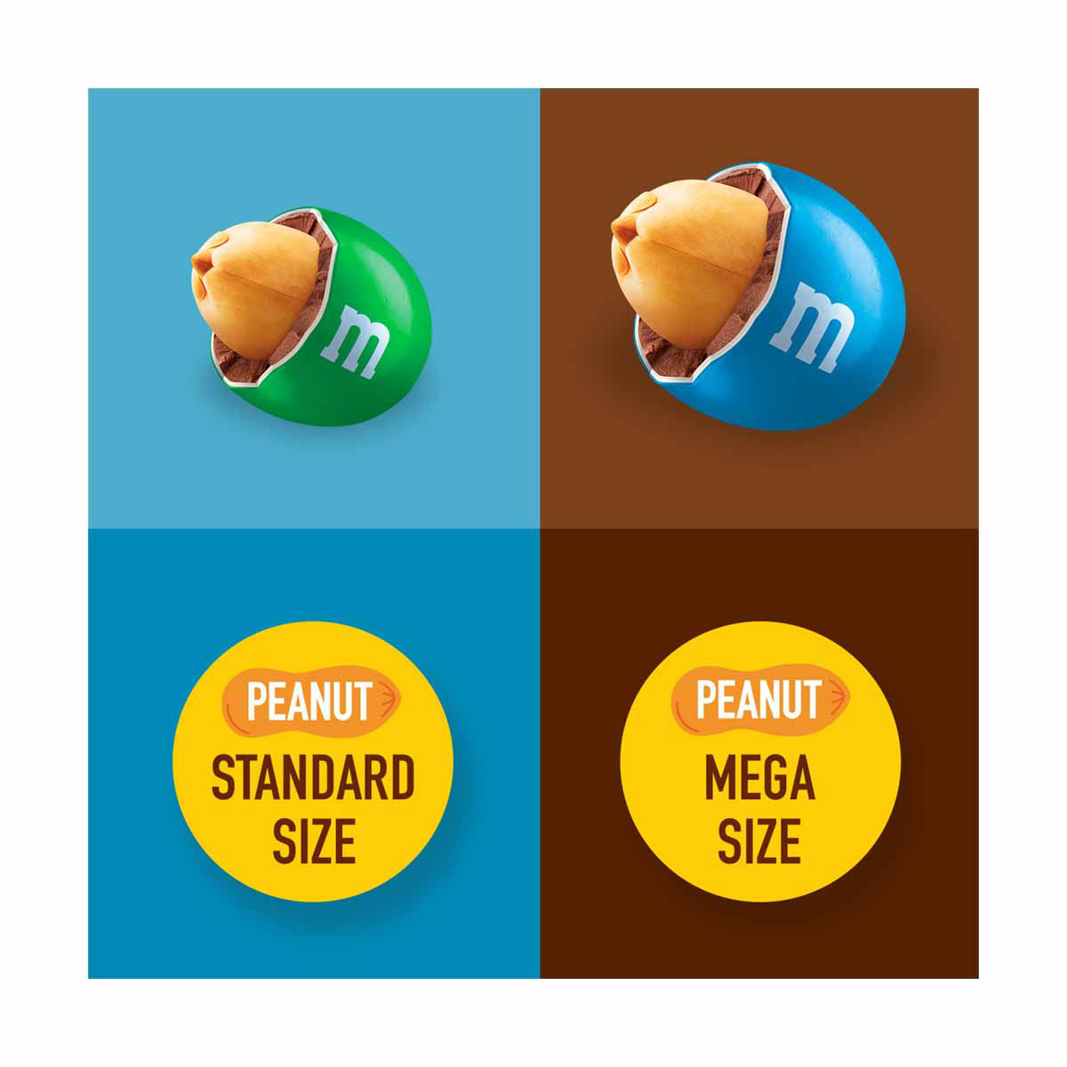 M&M's Mega Peanut Chocolate Candies, 9.6 oz.