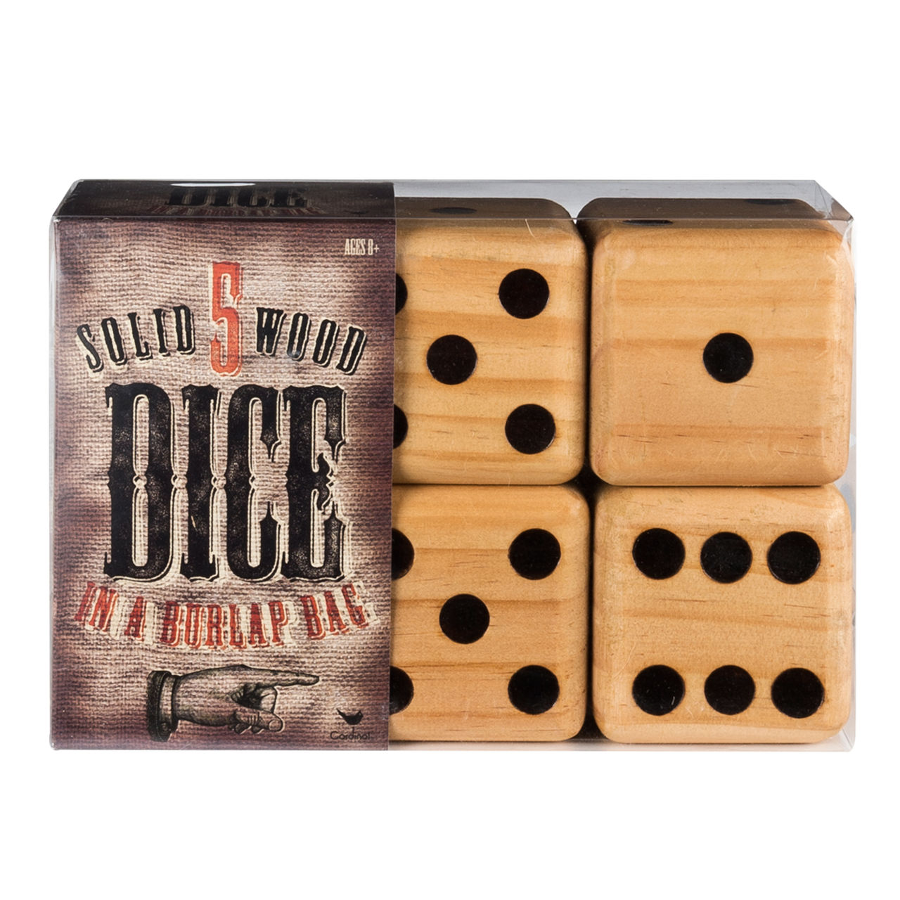 Giant Wooden Dice Set