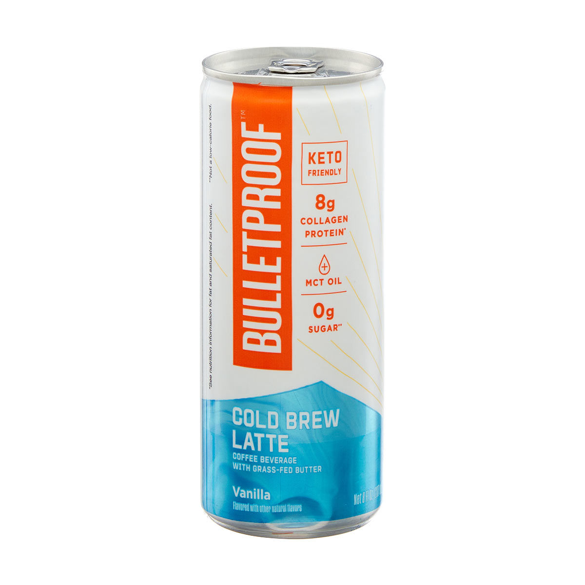 Bulletproof Cold Brew Vanilla Latte Coffee, 8 fl. oz.