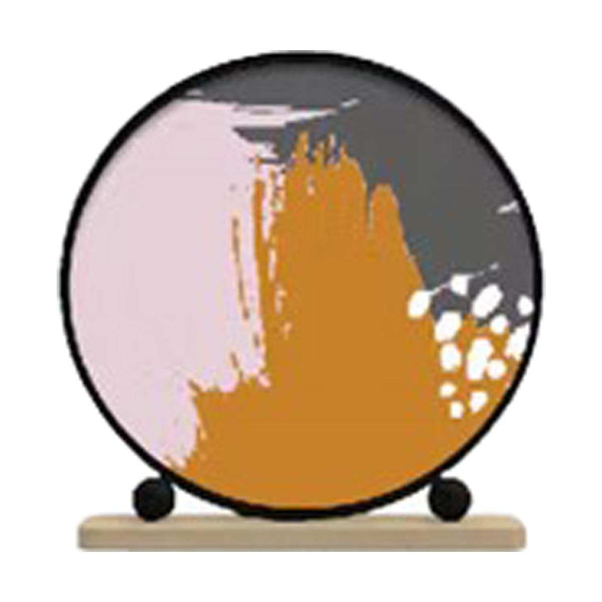 Metal Tabletop Sign, Abstract Pattern