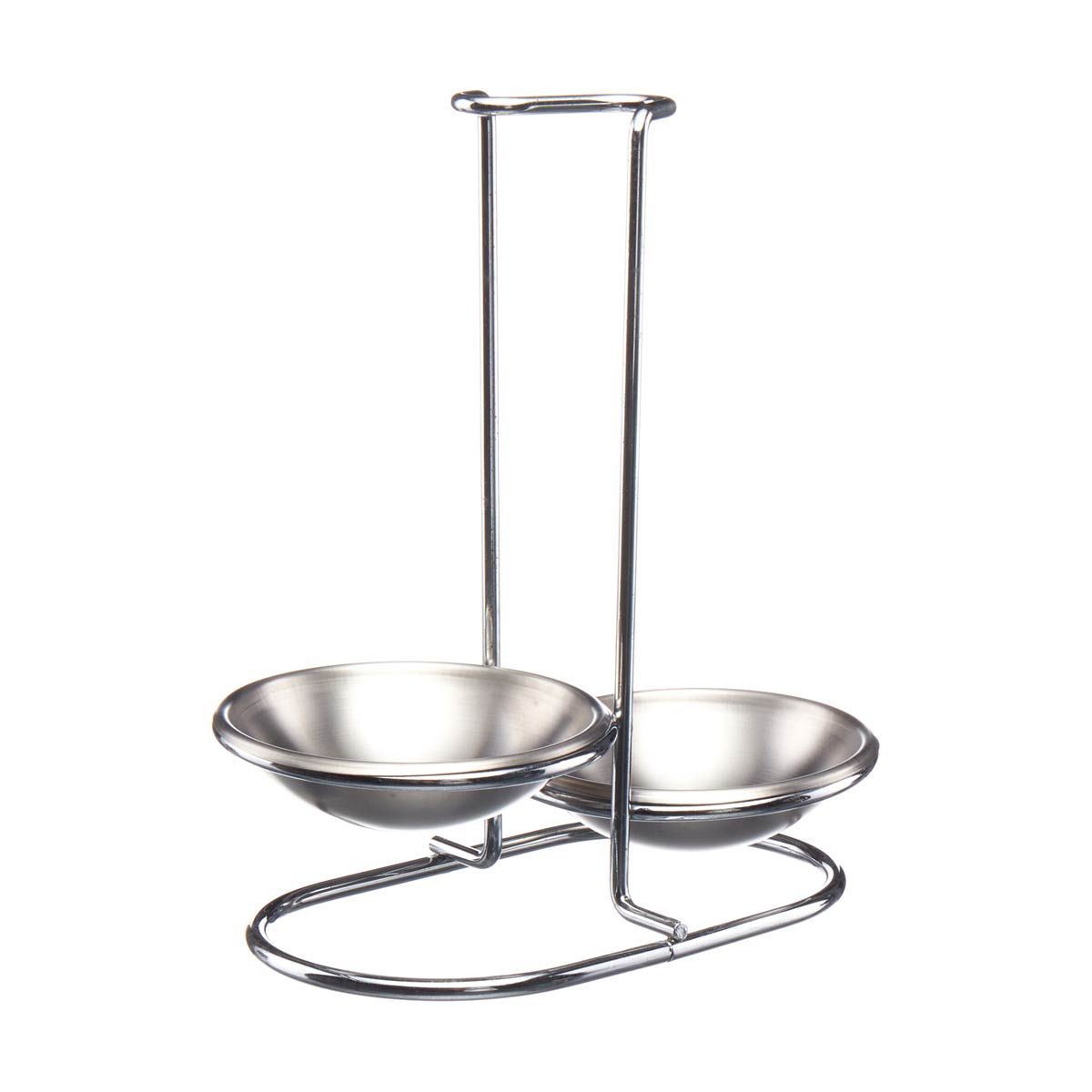 Sharper Image Stainless Steel Double Spoon Rest