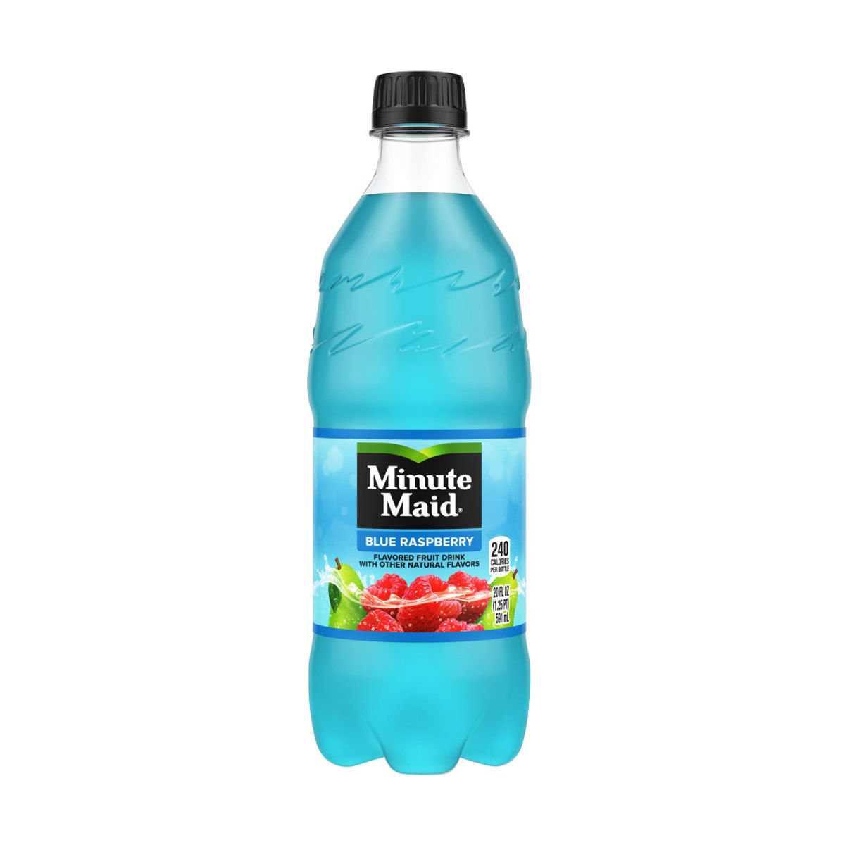 Minute Maid Blue Raspberry Bottle, 20 fl oz