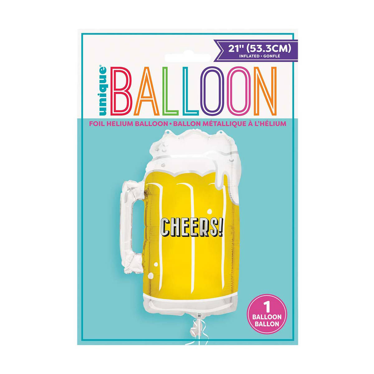 21-in. Giant Foil Beer Mug Balloon