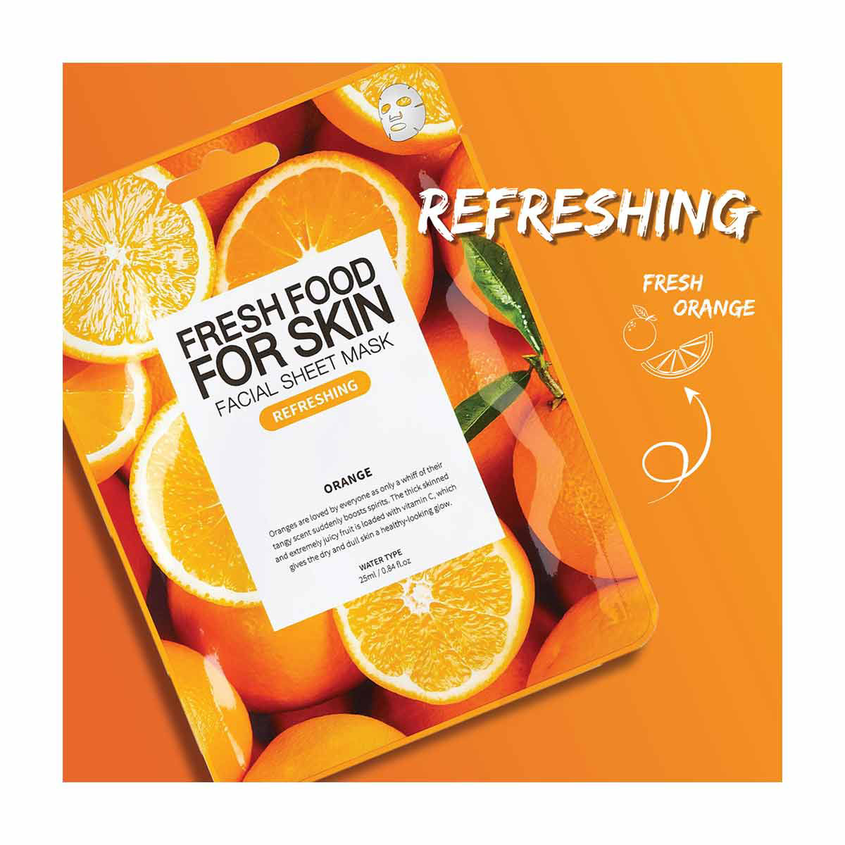 Farmskin Fresh Food Refreshing Orange Facial Sheet Mask