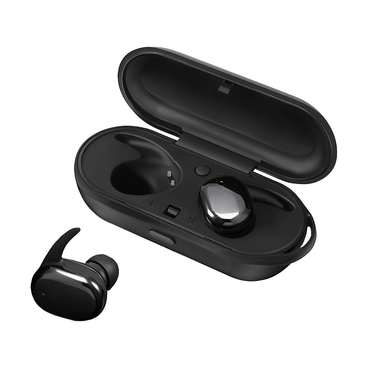 Bluestone SYNC True Wireless Touch Sensor Earbuds + Charging Case, Black